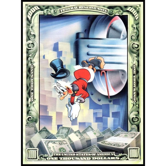 Ducktales | Art | 992 Ducktales Scrooge Mcduck Money Vault Vintage ...